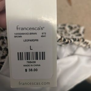 Francesca's Collections | Skirts | Cheetah Skirt | Poshmark